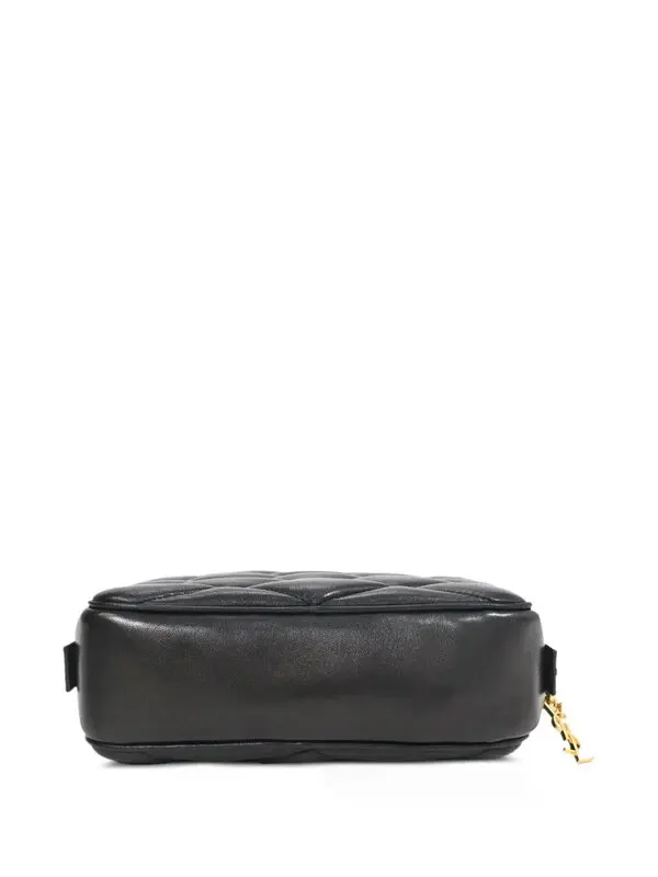 Saint Laurent Quilted Leather Pouch Bag