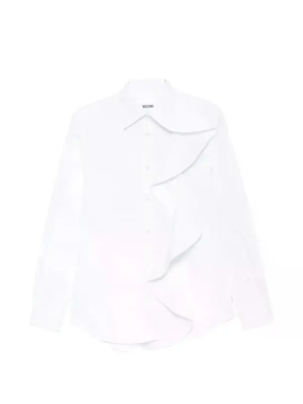 Moschino Ruffled-detail Long-sleeve Shirt
