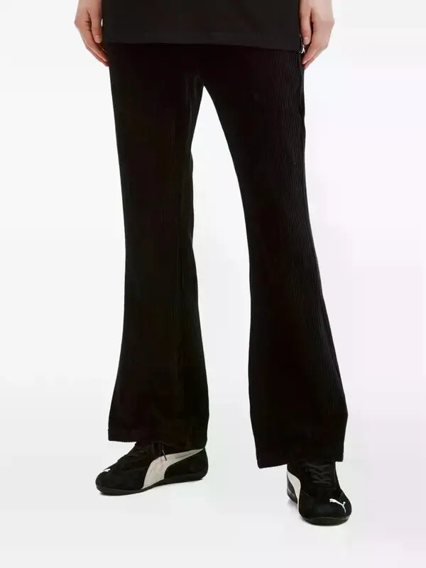 Izzue Corduroy-effect Flared Trousers
