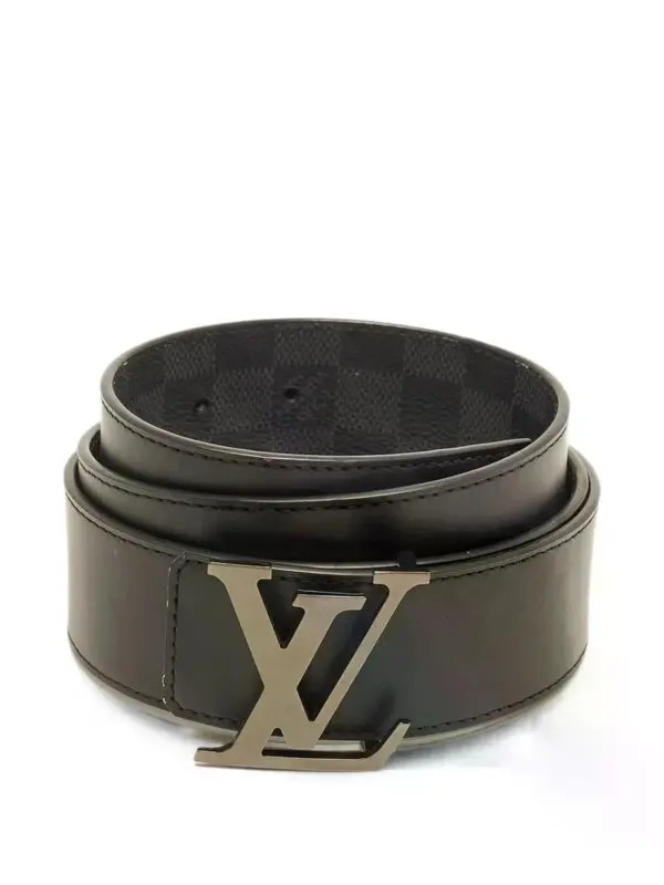 LOUIS VUITTON 2023 Logo-plaque Reversible Belt