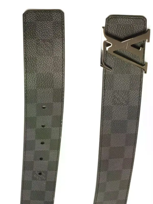 LOUIS VUITTON 2023 Logo-plaque Reversible Belt