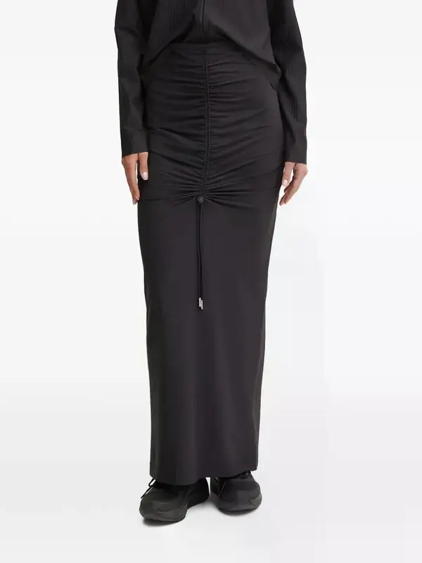 SPORTALM Maxi Ruched Skirt - Black