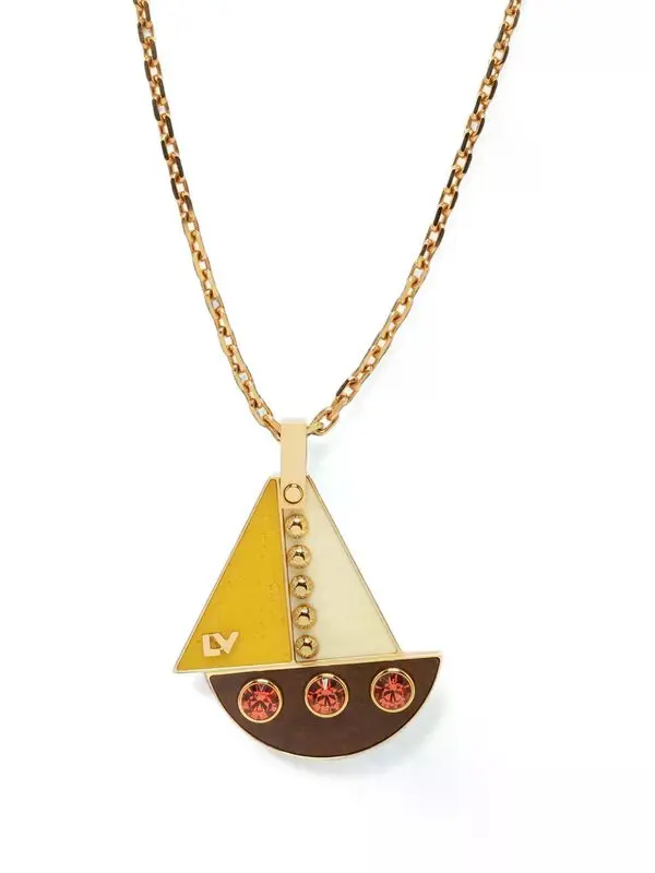 LOUIS VUITTON Float The Boat Pendant Necklace