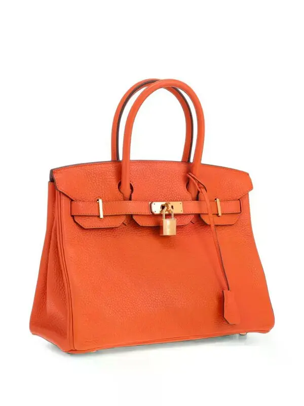 Hermès 30 Birkin Tote Bag - Orange