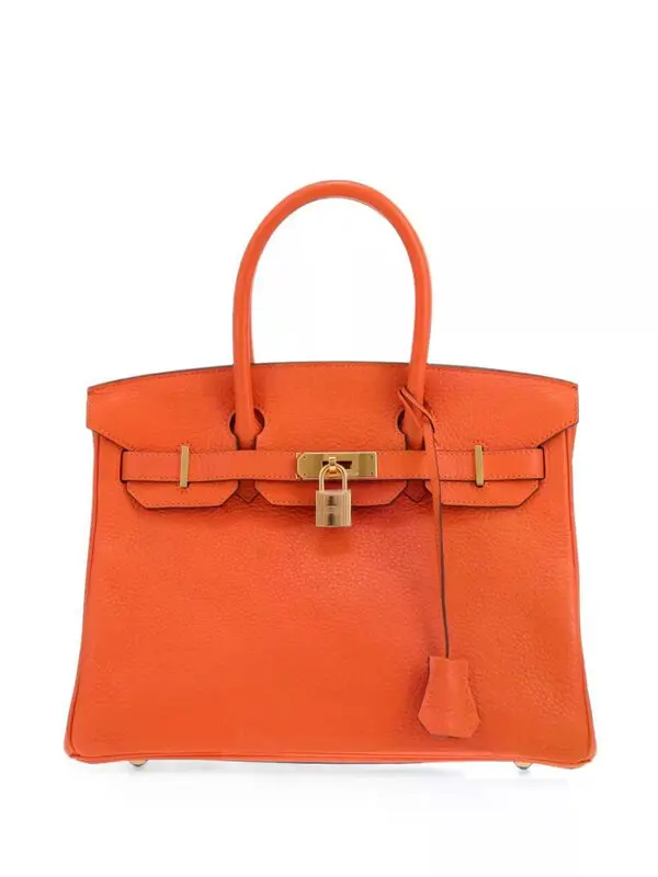 Hermès 2014 30 Birkin Tote Bag - Orange