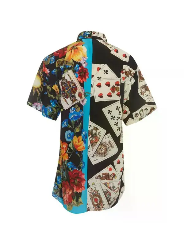Dolce & Gabbana Printed Silk Shirt