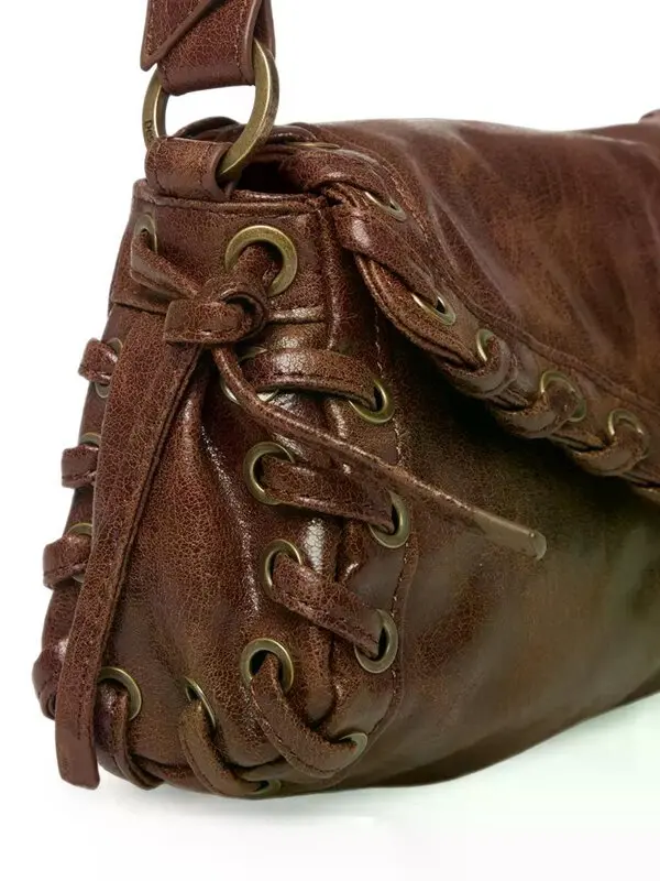 Desigual Galaxy Zarauz Lace-up Detail Shoulder Bag