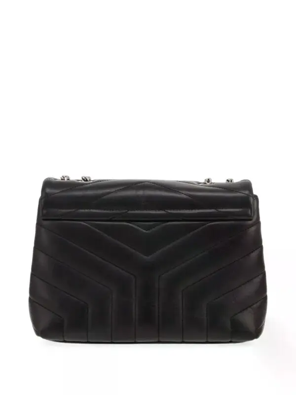Saint Laurent 2020' Small Loulou Chevron Quilted Shoulder Bag - Black