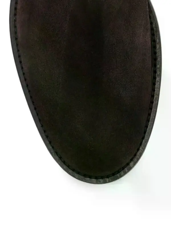Status Suede Panelled Boots