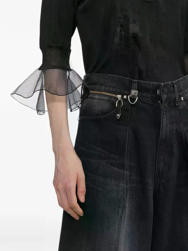 Toga Faded Wide-leg Jeans