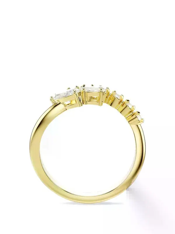 SWAROVSKI Mesmera Crystal-embellished Wrap Ring - Gold