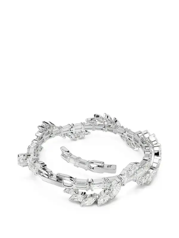 SWAROVSKI Mesmera Crystal-embellished Leaf-motif Bracelets