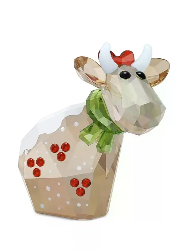 SWAROVSKI Mo Christmas Cow Ornament - Neutrals