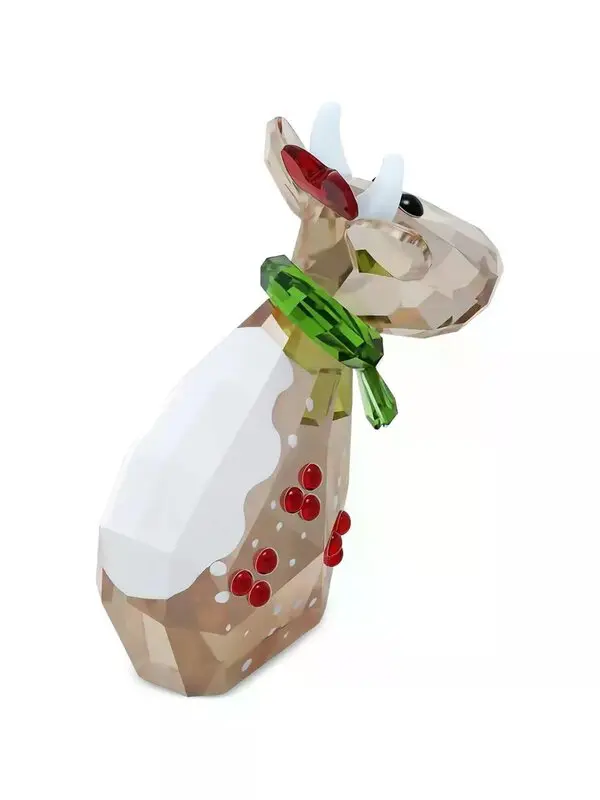 SWAROVSKI Mo Christmas Cow Ornament - Neutrals
