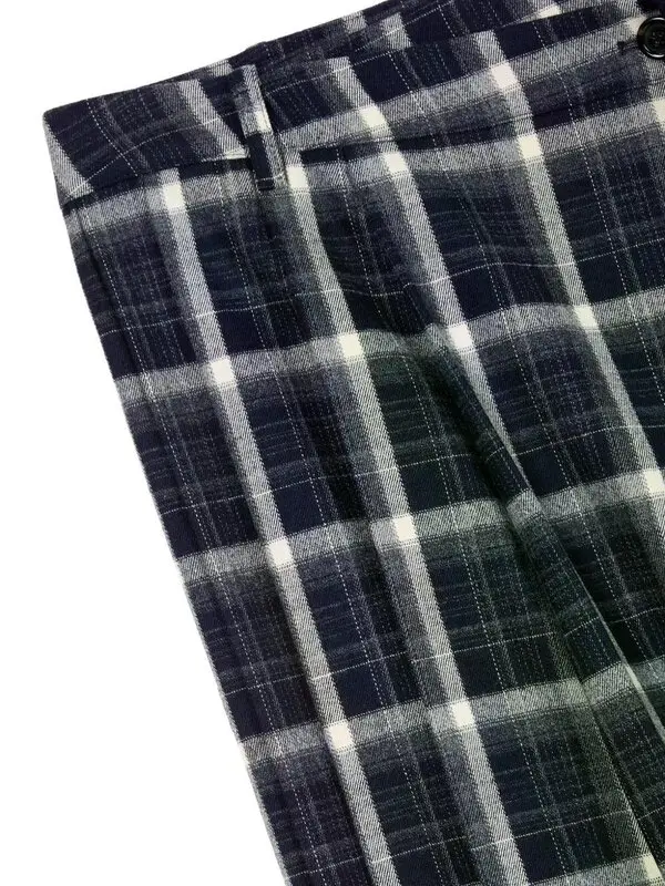 STUDIO TOMBOY Check Unbalanced Wrap Skirt