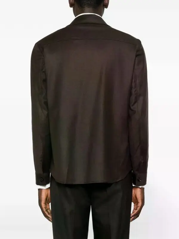 BRIGLIA 1949 John Button-up Pocket-detail Shirt Jacket