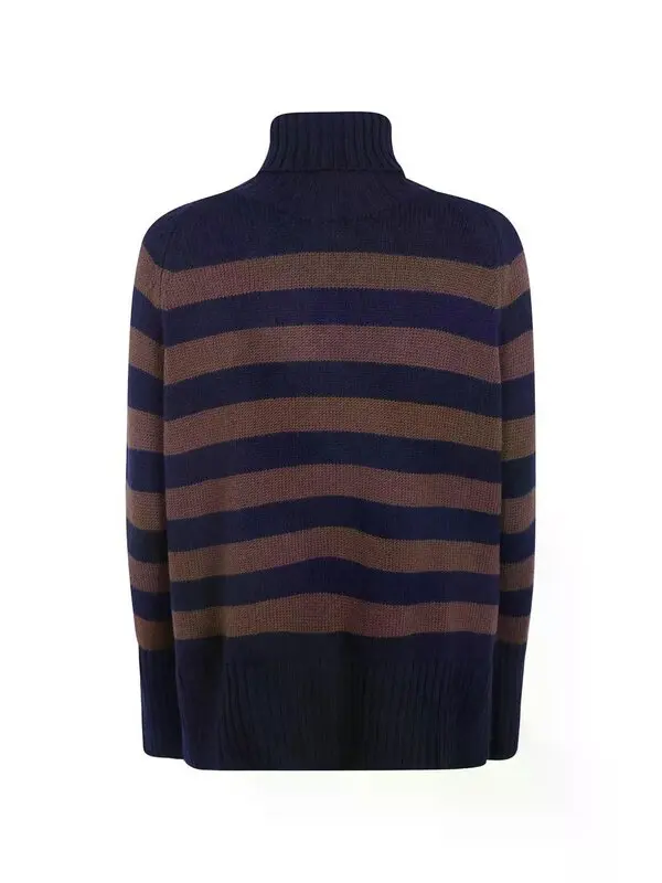BASE Striped Roll-neck Knit