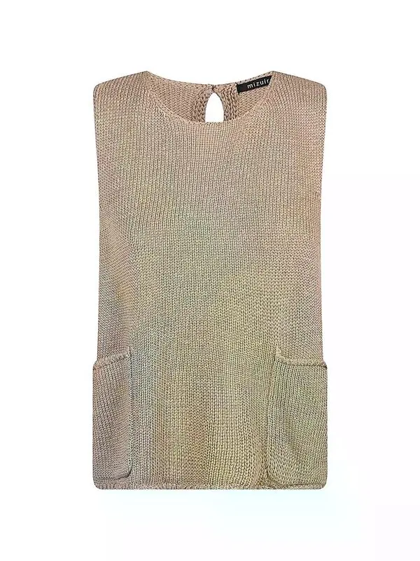 Mizuiro Ind Tape-yarn Knit Vest
