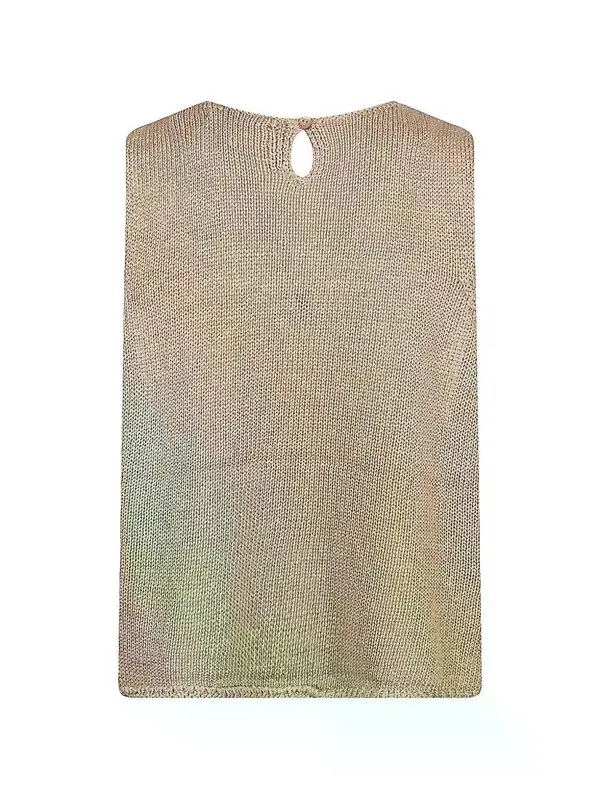 Mizuiro Ind Tape-yarn Knit Vest