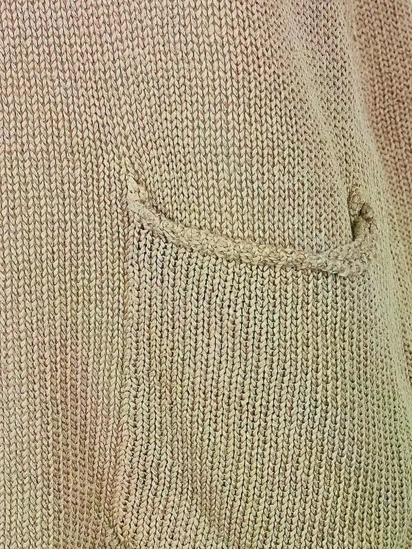 Mizuiro Ind Tape-yarn Knit Vest