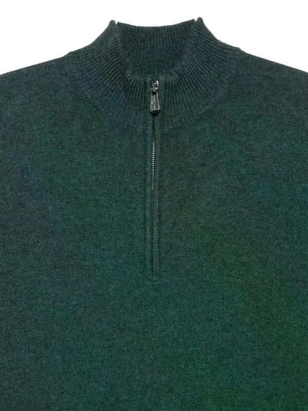 Peuterey Quarter-zip Logo-patch Sweater