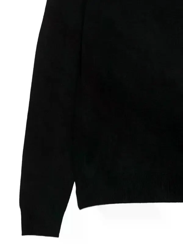 Peuterey Logo-patch Crew-neck Sweater - Black