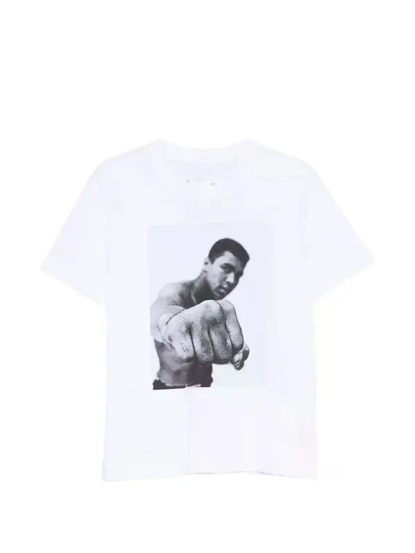Sacai Graphic-print Short-sleeves T-shirt - White