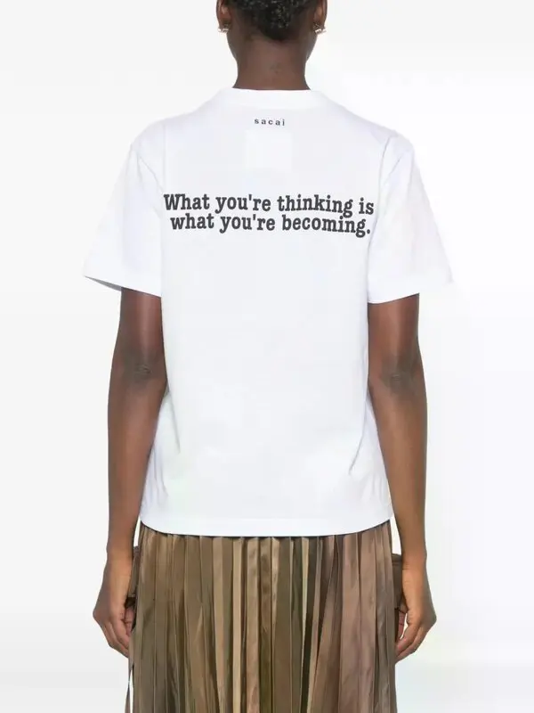 Sacai Graphic-print Short-sleeves T-shirt