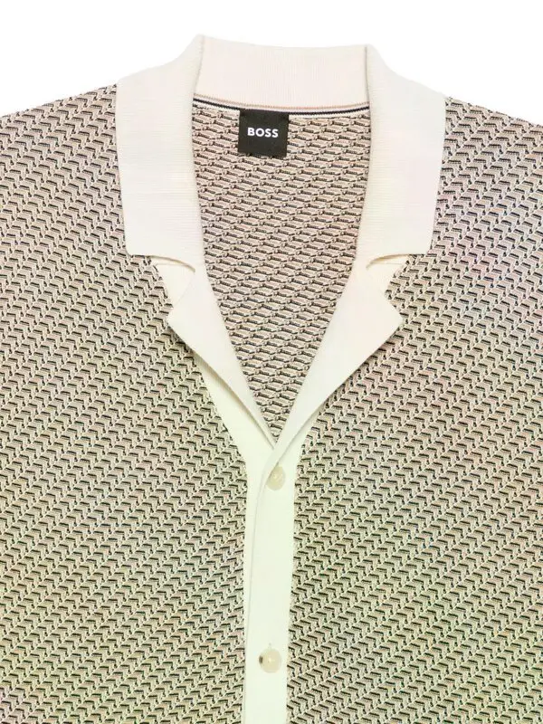 BOSS Geometric-pattern Cardigan