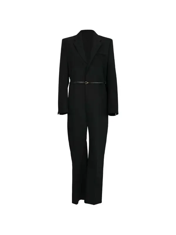 Bottega Veneta Notch-lapel Tuxedo Jumpsuit - Black