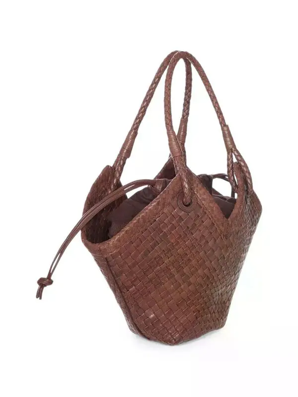 IBELIV Small Trinity Woven-leather Tote Bag