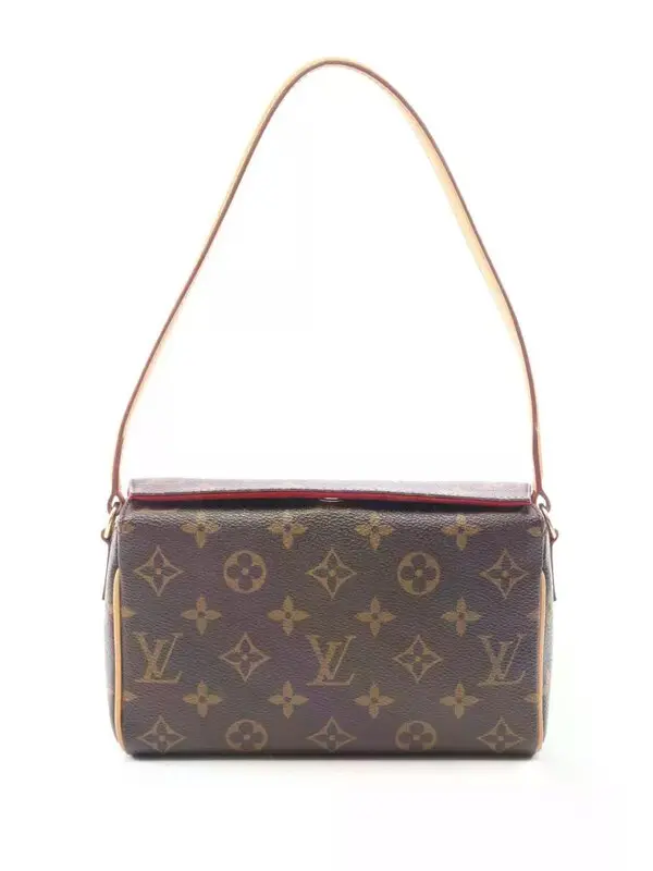 LOUIS VUITTON 2003 Monogram Recital Shoulder Bag - Brown