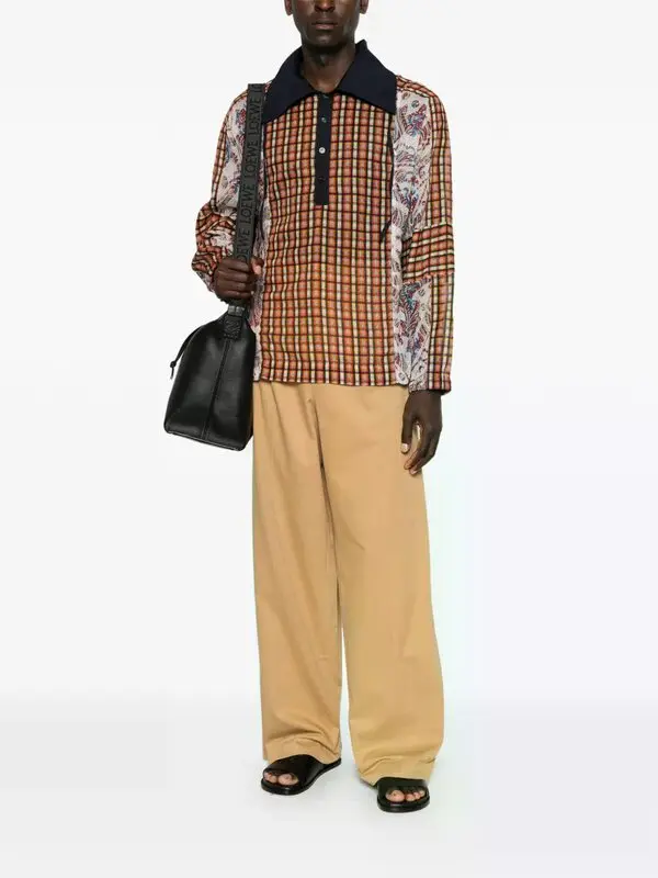 Loewe Wide-leg Pleated Trousers