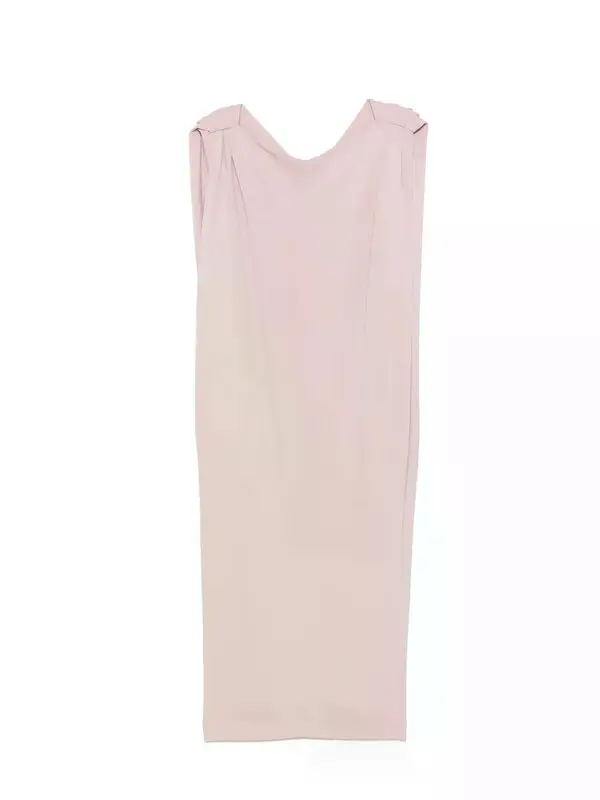 Balenciaga Draped-detail Sleeveless Dress
