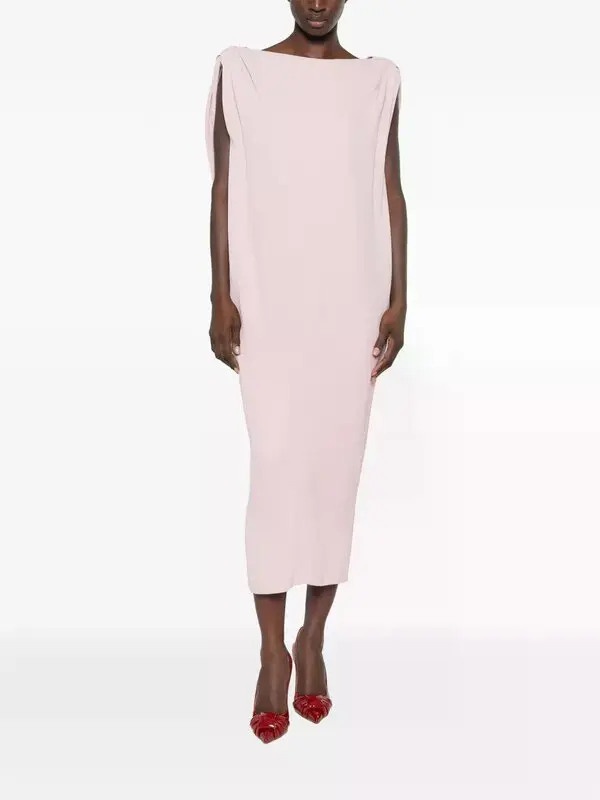 Balenciaga Draped-detail Sleeveless Dress