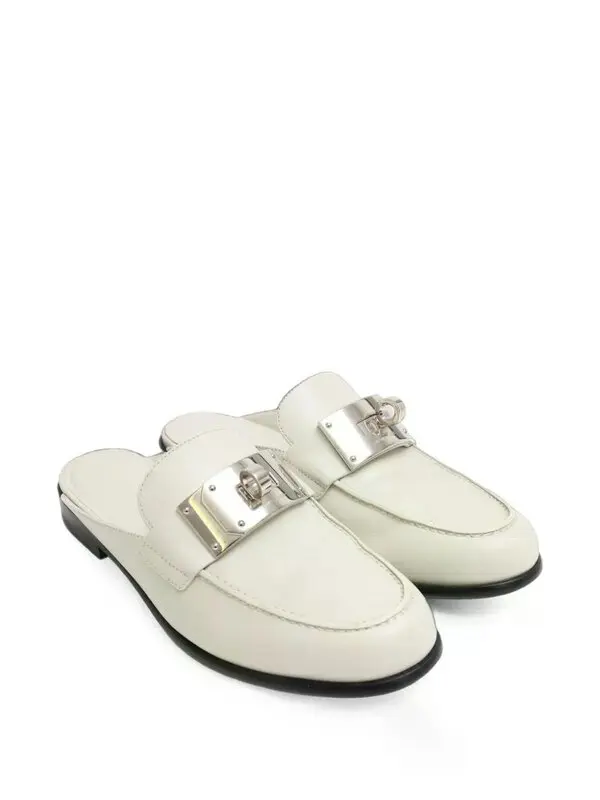 Hermès Iota Kelly Buckle Mules