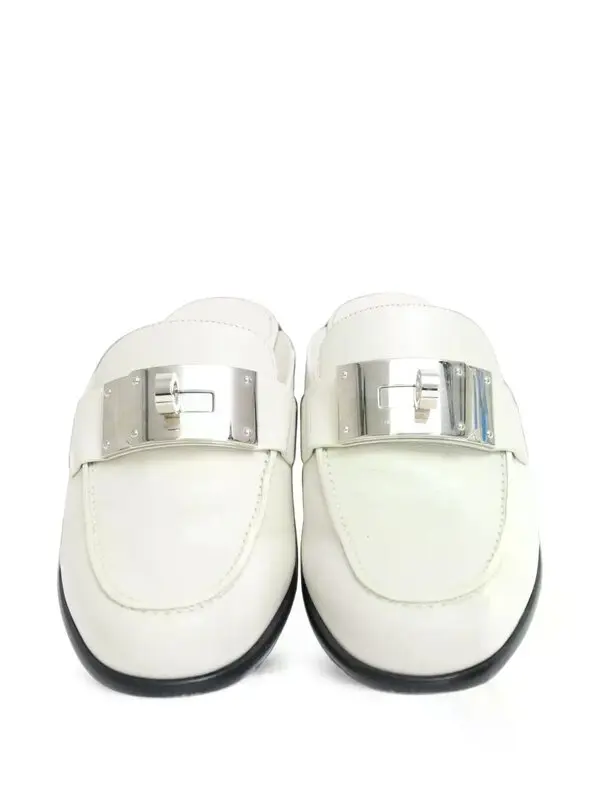 Hermès Iota Kelly Buckle Mules