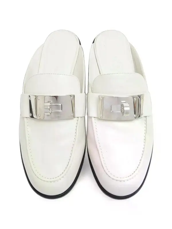 Hermès Iota Kelly Buckle Mules