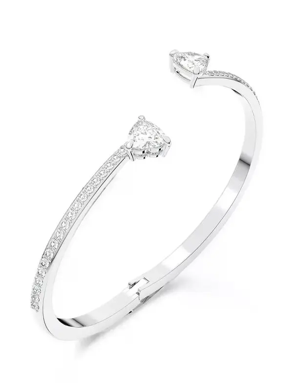 SWAROVSKI Mesmera Heart-motif Crystal-embellished Bangle