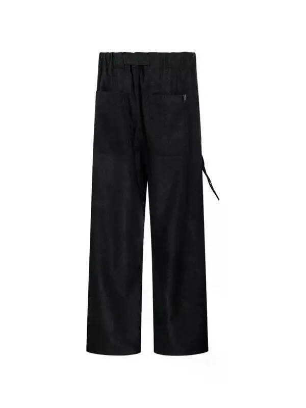 DARKPARK Jordan Belted Wide-leg Wool Trousers