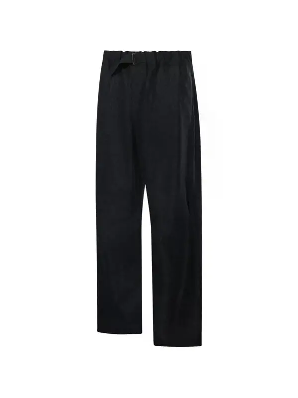 DARKPARK Jordan Belted Wide-leg Wool Trousers