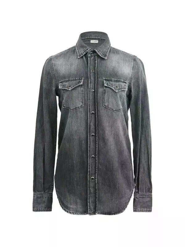 Saint Laurent Washed Denim Shirt