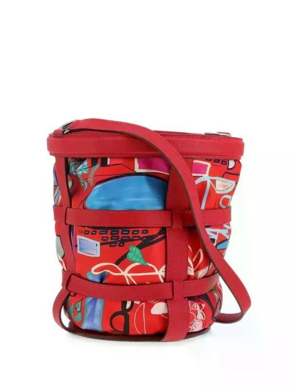 Hermès 2016 Musardine Abstract-print Bucket Bag