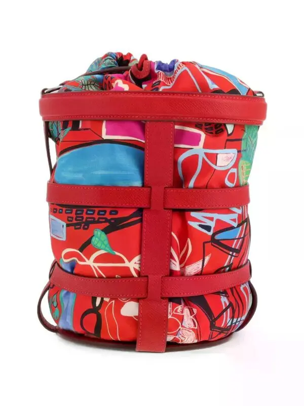 Hermès 2016 Musardine Abstract-print Bucket Bag