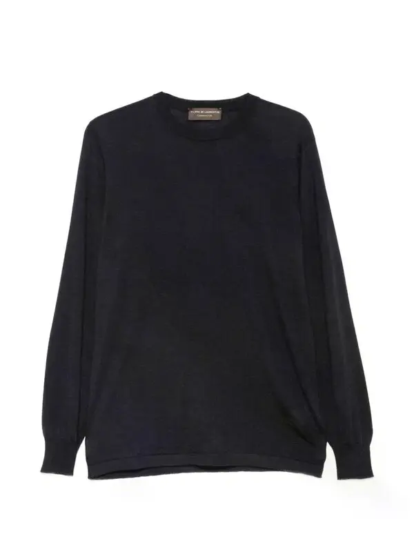 FILIPPO DE LAURENTIIS Long-sleeve Crew-neck T-shirt