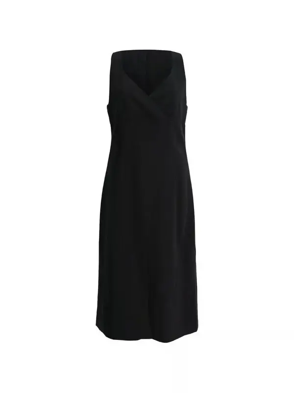 Giorgio Armani V-neck Sleeveless Dress