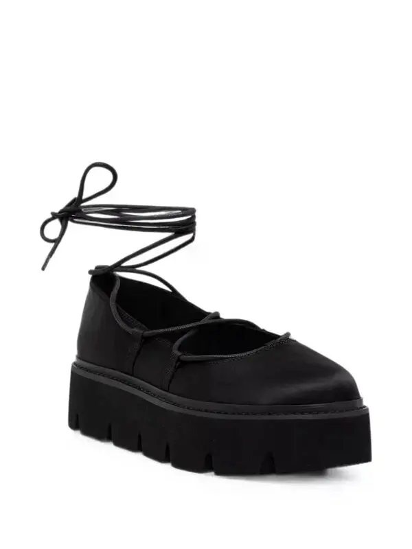 BUFFALO Darya Ghillie Lace-up Platform Pumps
