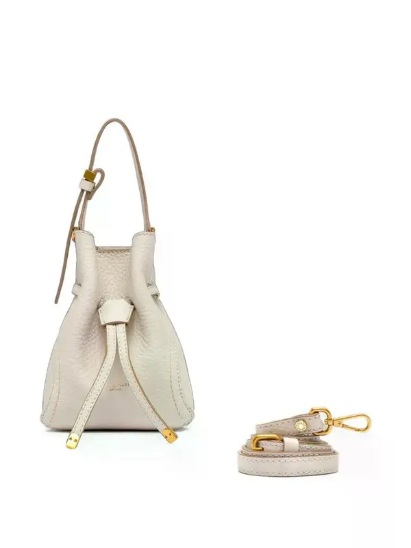 GIANNI CHIARINI Sienna Grained Leather Shoulder Bag