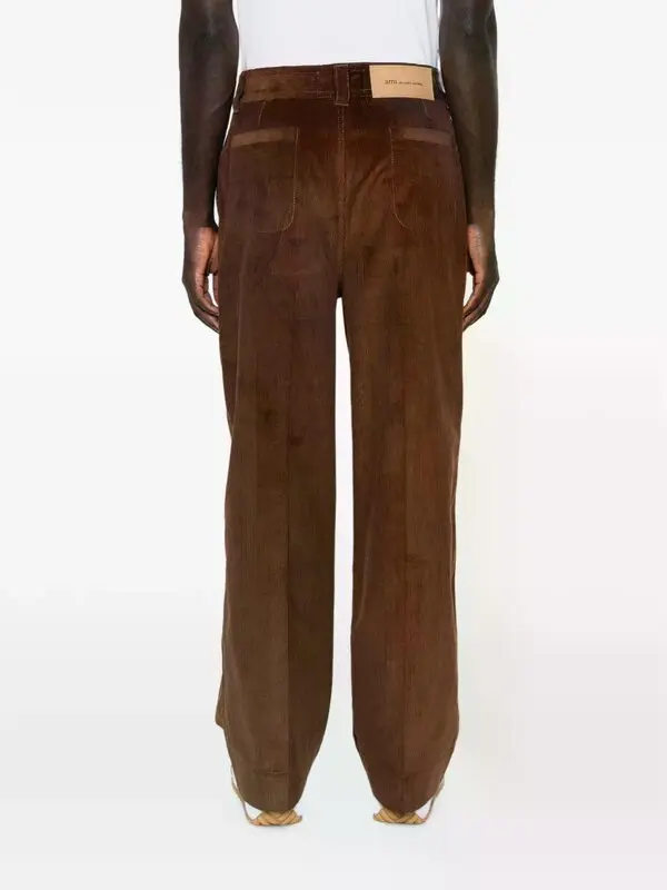 AMI Paris Corduroy Straight-leg Trousers
