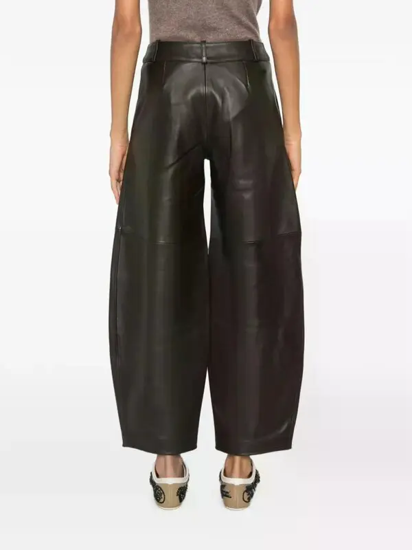 Co Wide-leg Leather Trousers